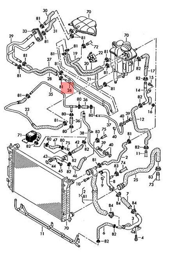 Genuine VW Phaeton 3D1 3D3 3D4 3D6 3D7 3D9 Coolant Pipe 3D0121065FP | eBay