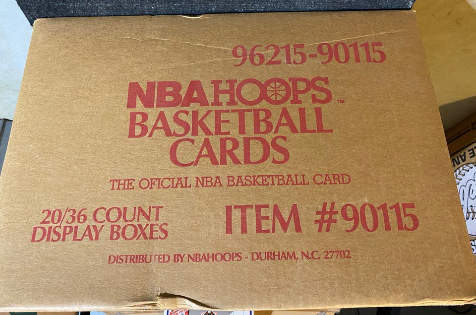 1990-91 NBA Hoops Series 1 Basketball Cards FACTORY SEALED CASE | eBay