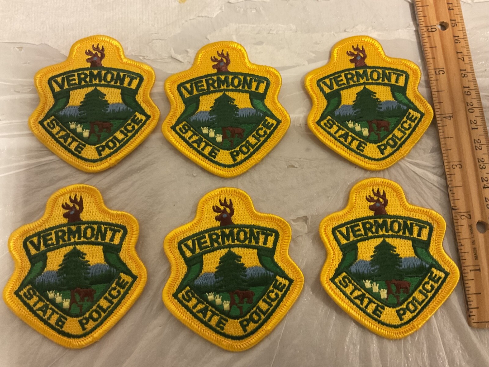 Vermont State Police Hat patch set 6 pieces | Grelly USA
