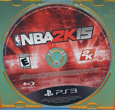 SONY Playstation 3 PS3 NBA 2K15 Disc Only 2014 TESTED Fast Free ...