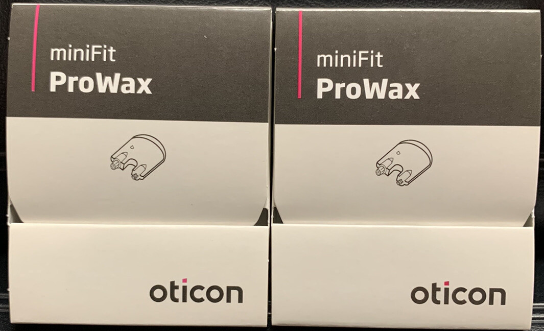 2 Packs Oticon ProWax miniFit Hearing Aid Wax Guards. 6 Filters /pack ...