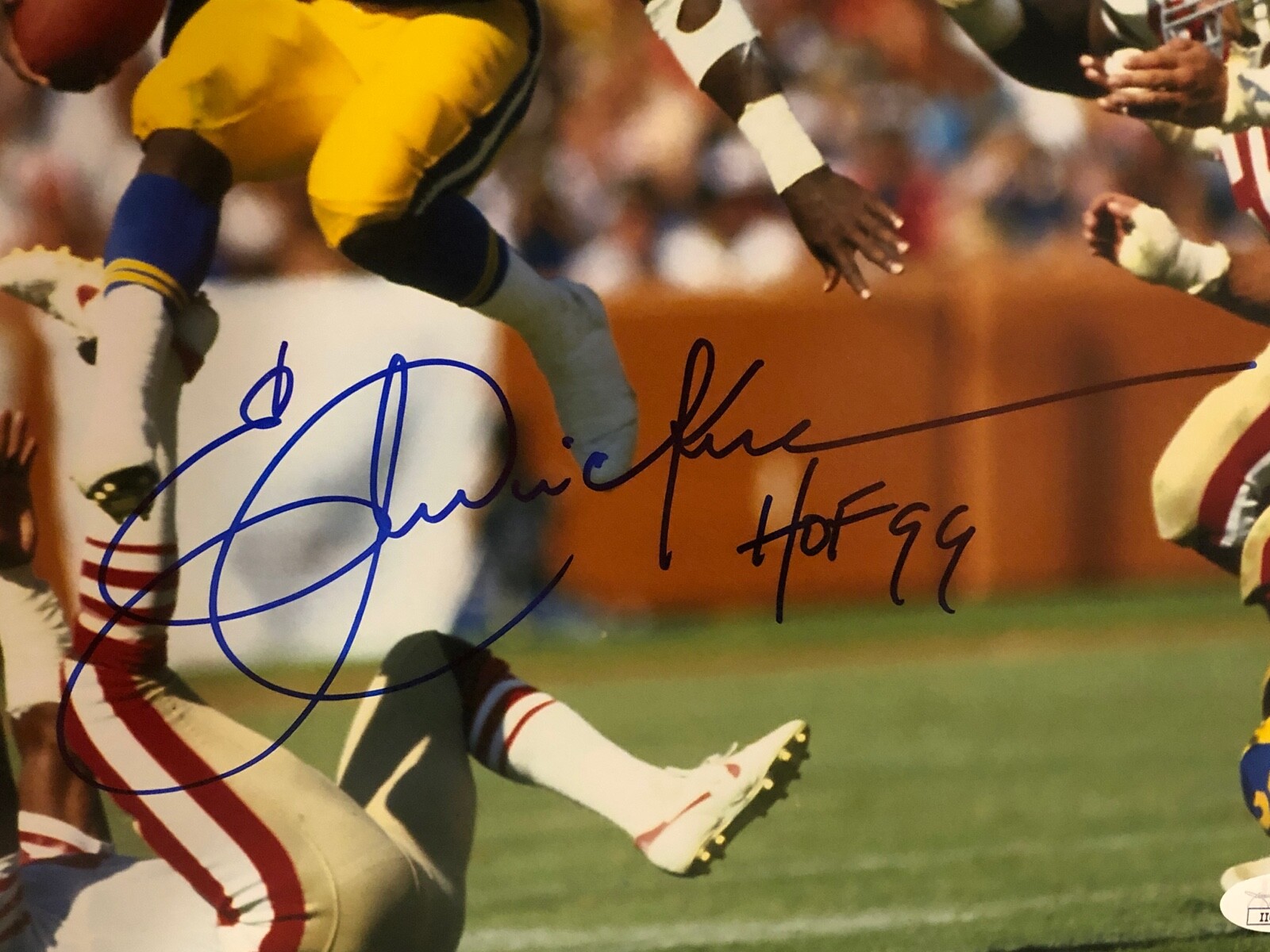 ERIC DICKERSON Signed Autograph Auto 11x14 Photo Picture Los Angeles ...
