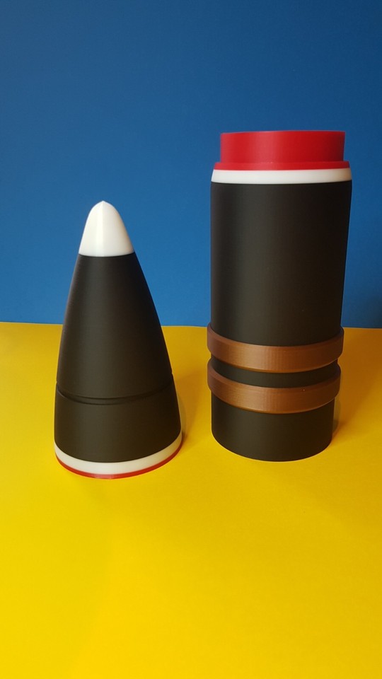 76.2mm (3inch) (APCBC) 17 pounder shell. PLASTIC REPLICA | eBay