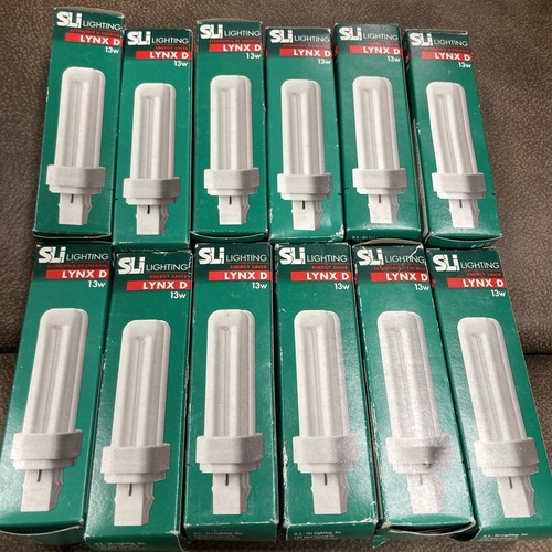 12 SLi Lighting Lynx D 13w Bulb Energy Saver Fluorescent | eBay