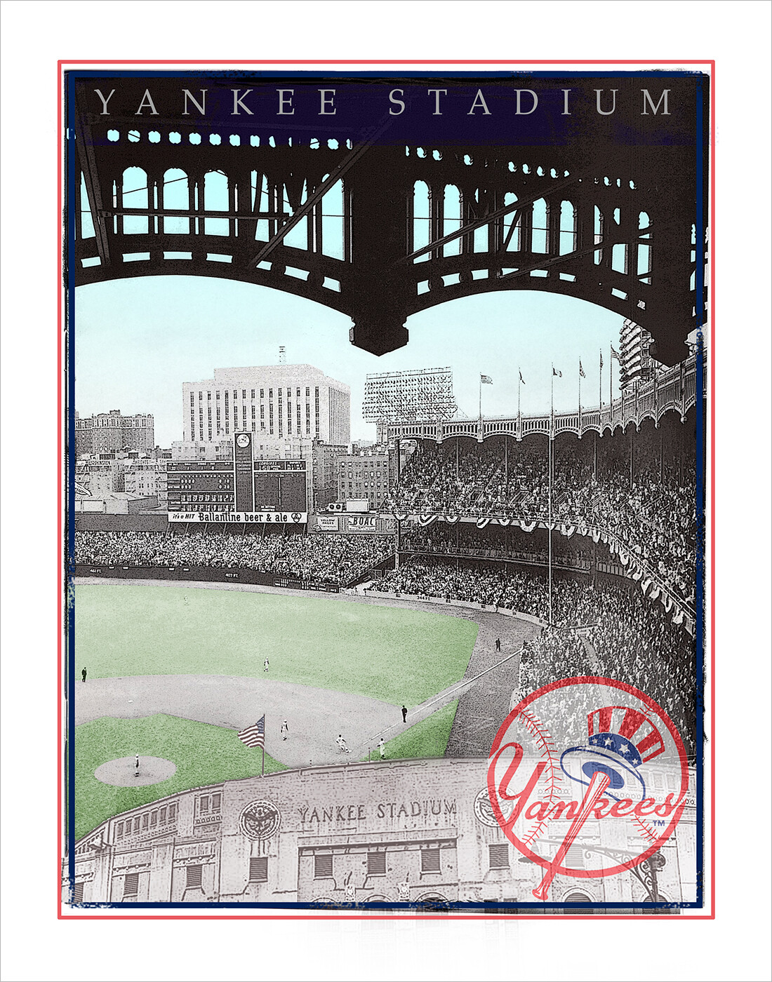 Original Yankee Stadium - poster print | eBay