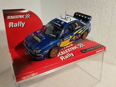 qq 6223 SCX SCALEXTRIC SUBARU IMPREZA WRC RALLY AUSTRALIA #5 SOLBERG ...