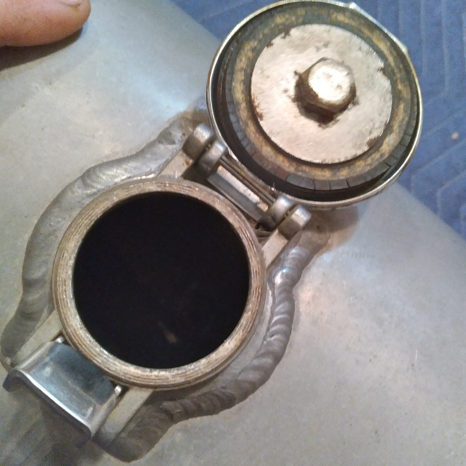 Vintage EELCO Aluminum Fuel Tank 5 Gal Racing Moon Gas Gasser Dragster ...