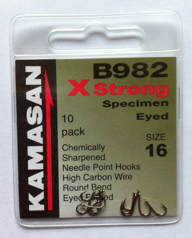 KAMASAN SPECIALIST EYED HOOKS - all patterns & sizes available & 89p P ...