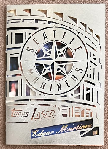 Edgar Martinez 1996 Topps Laser Stadium Stars #S14 Seattle Mariners Die ...