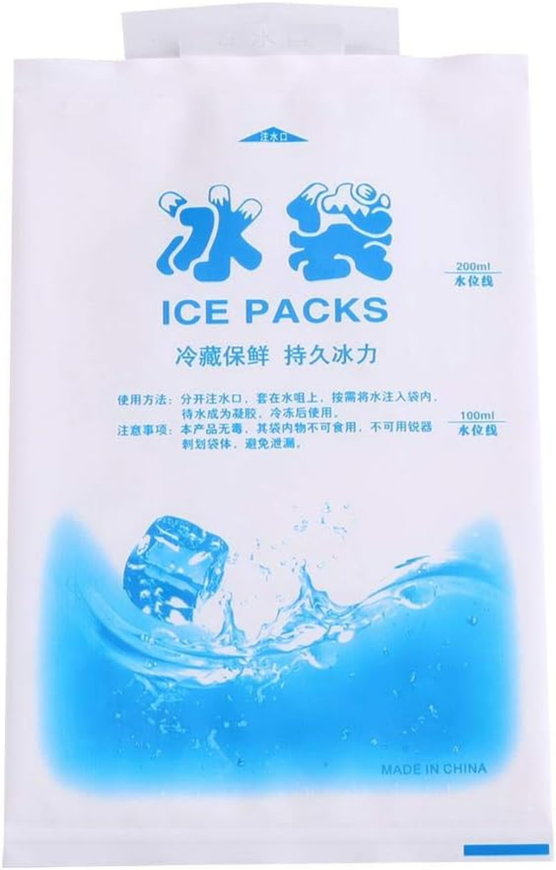 Reusable Ice Pack, Flexible Freezer Cold Packs for Lunch or Cooler Bag ...