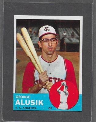 1963 Topps Baseball #51 George Alusik NR-MINT *051G | eBay