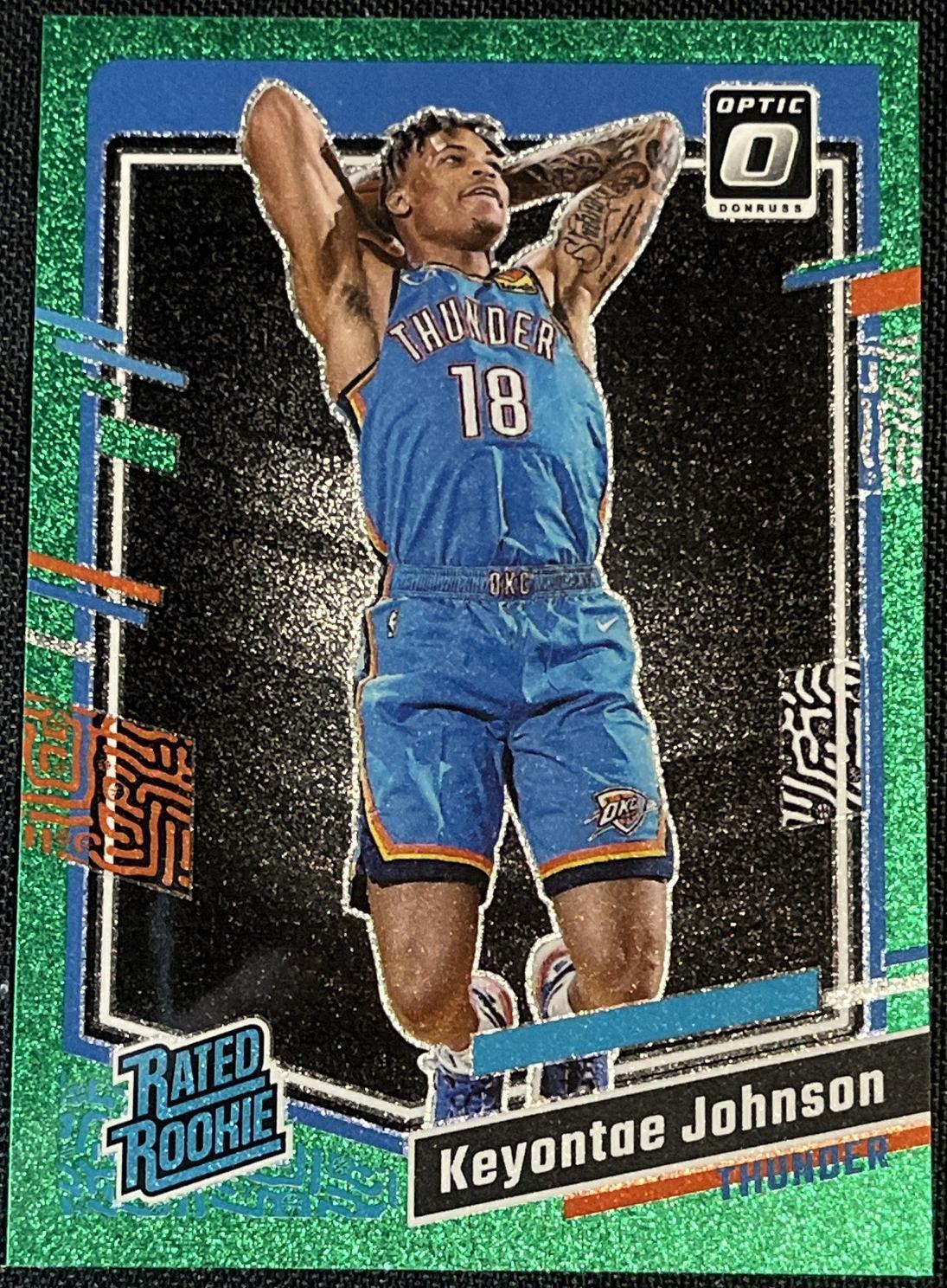 2023-24 Panini Donruss Optic - Rated Rookie Keyontae Johnson #237 Green ...