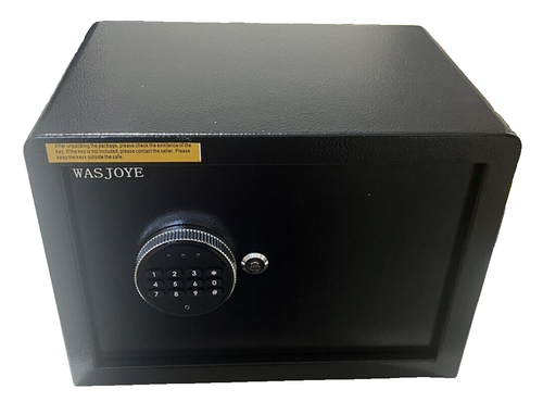 Security Home Safe, Wasjoye Cabinet Fireproof Safe Box - Digital Keypad ...