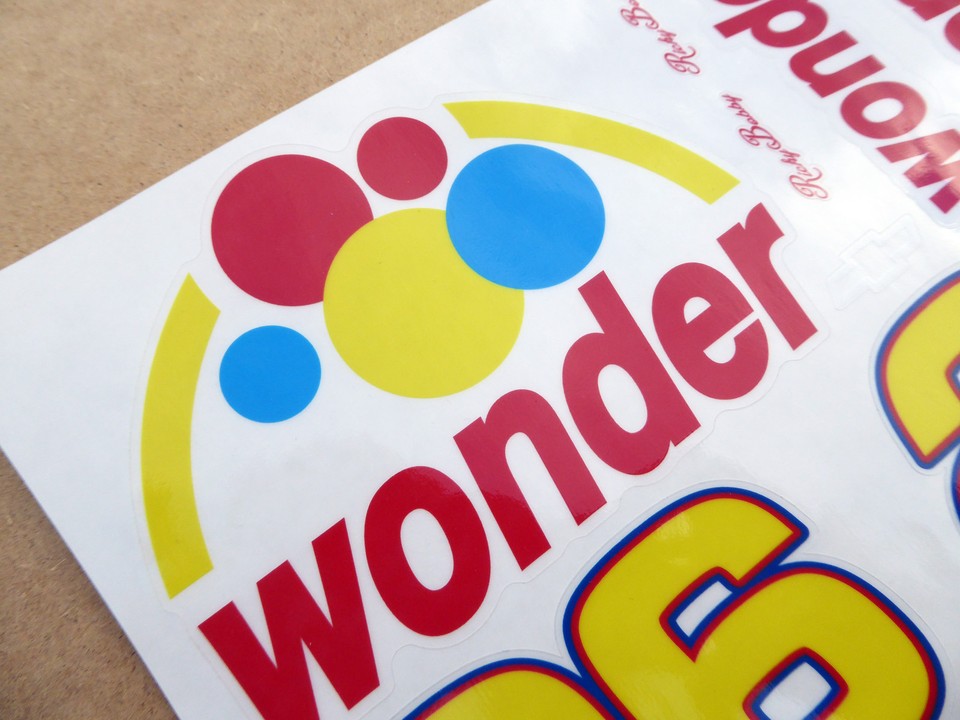 RC 10th SCALE Nascar 'TALLADEGA NIGHTS RICKY BOBBY' WONDER car Decals ...