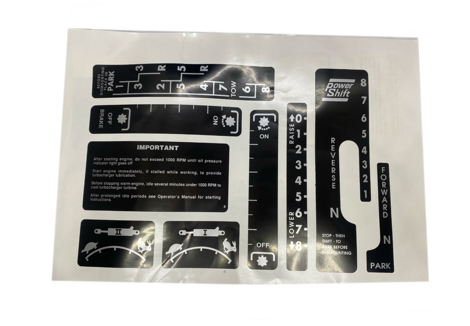 AR47091, AR34177, AR52393 Decal Set Fits John Deere 4010, 3020, 2520 ...