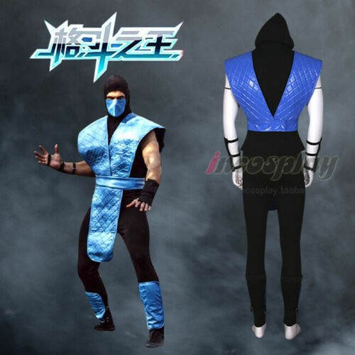 Mortal Kombat Sub-Zero uniform Outfit Cosplay Costume | eBay