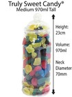 Plastic Sweet Jars x12, 100 Bags 2 Scoops 2 Tongs DIY Candy Buffet ...