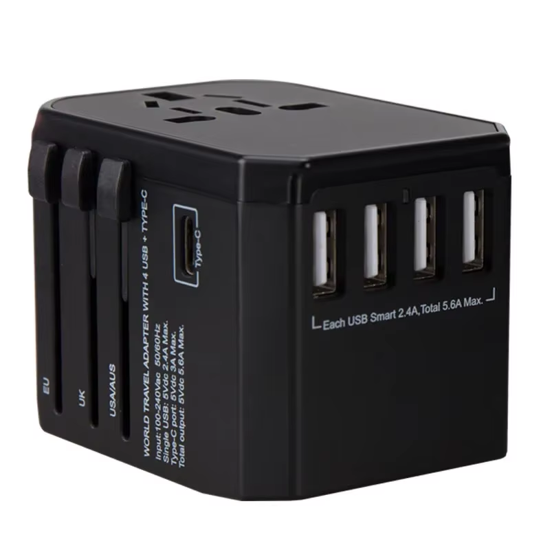 Travel Smart Adapter International Plug Adaptor Wall USB Type C Charger ...