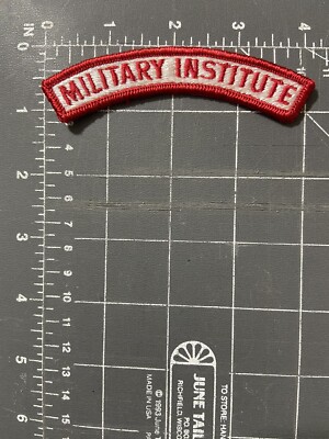United States Army Military Institute Patch Tab US Academy ROTC Officer ...