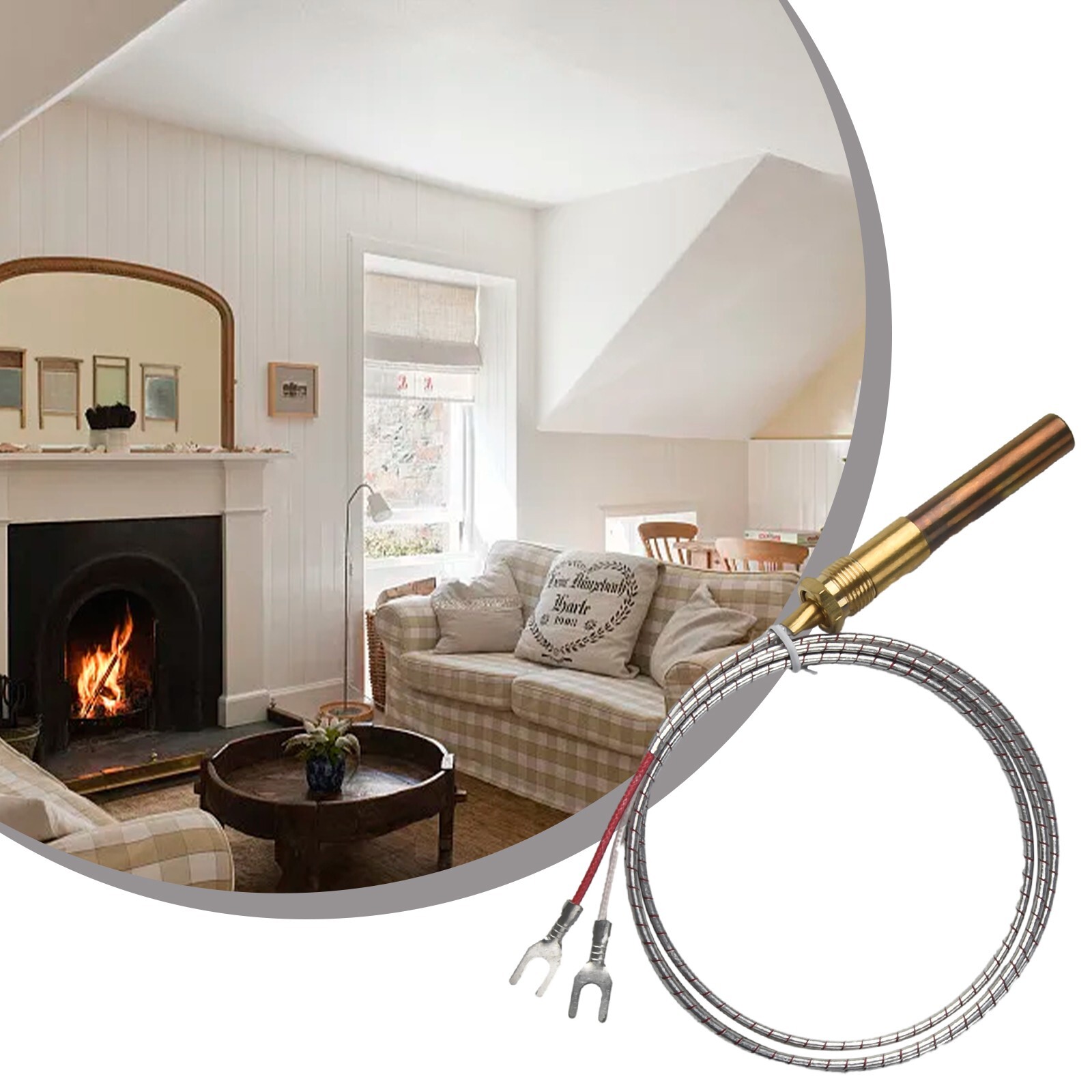 1*-Gas Fireplace Heater Temperature Sensor Thermopile Pilot Generat ...