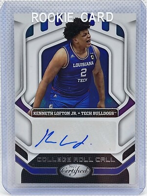 KENNETH LOFTON JR. 2022-23 Chronicles Draft Certified Auto Grizzlies RC ...