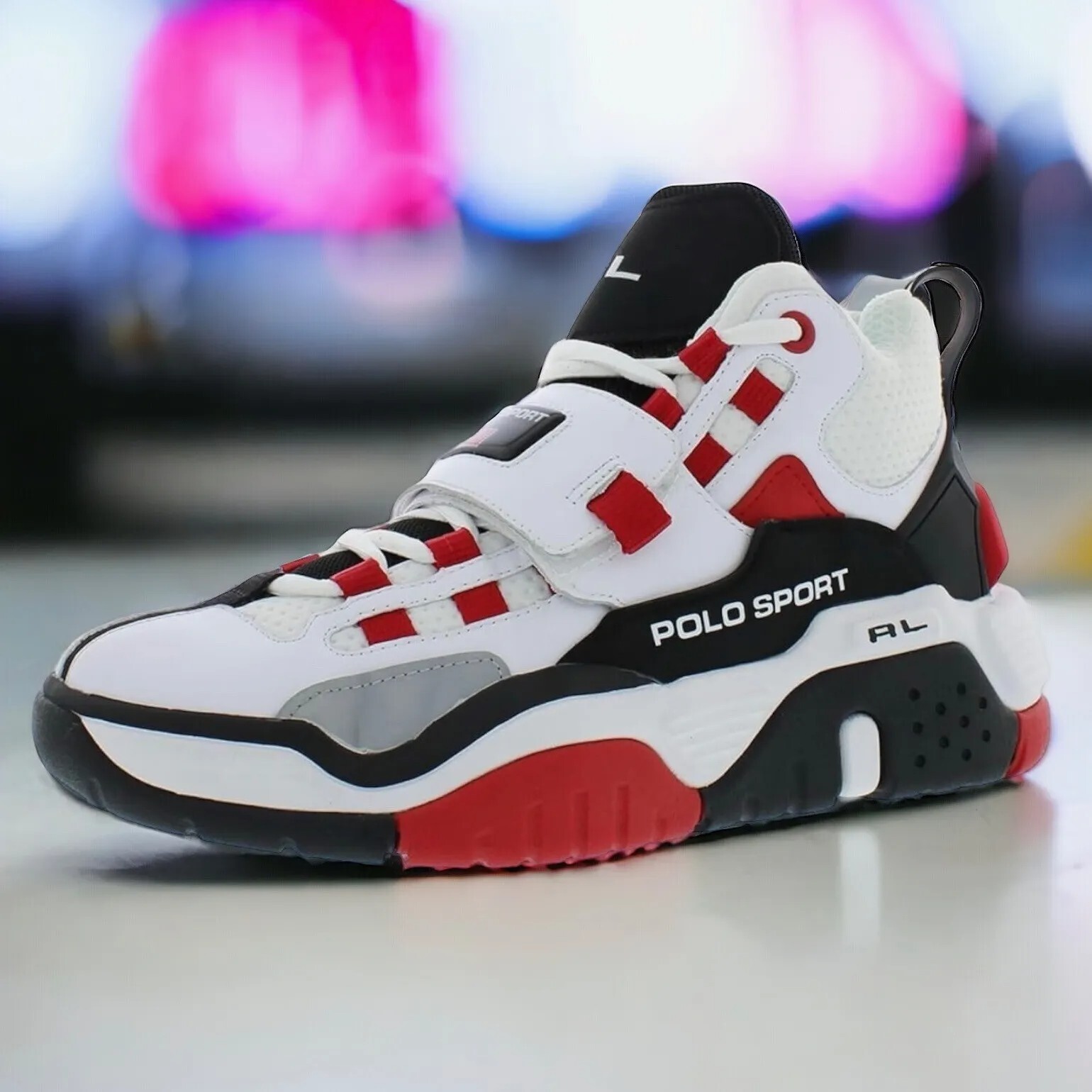 Polo Sport Ralph Lauren Mens PS100 High Top Shoes Sneakers Size 10.5 ...