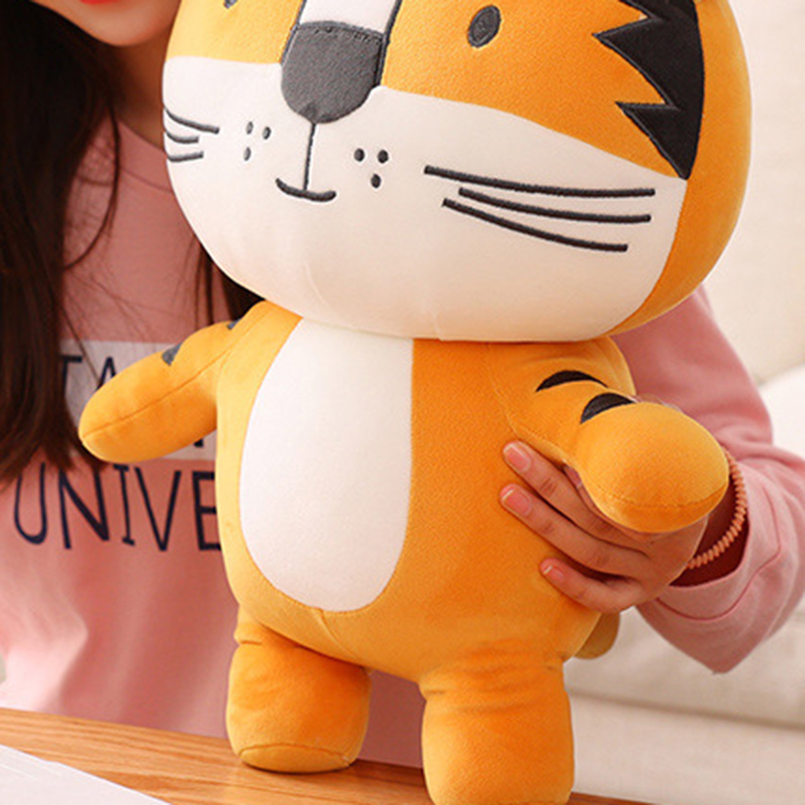 Stuffed Toy Adorable Photo Props Cartoon Tiger Stuffed Doll Soft ...