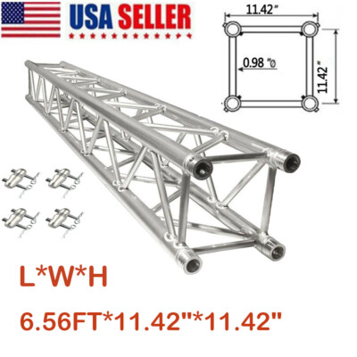 6.56ft (2 Meters) Straight Square Aluminum Truss Segment For DJ ...