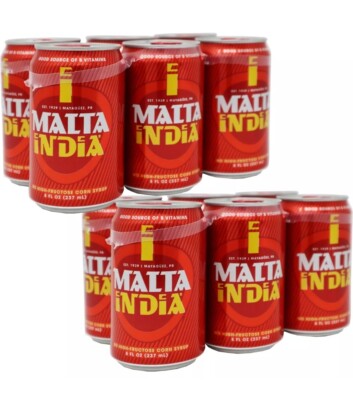 Malta India Puerto Rico 12 Cans 8oz. | eBay