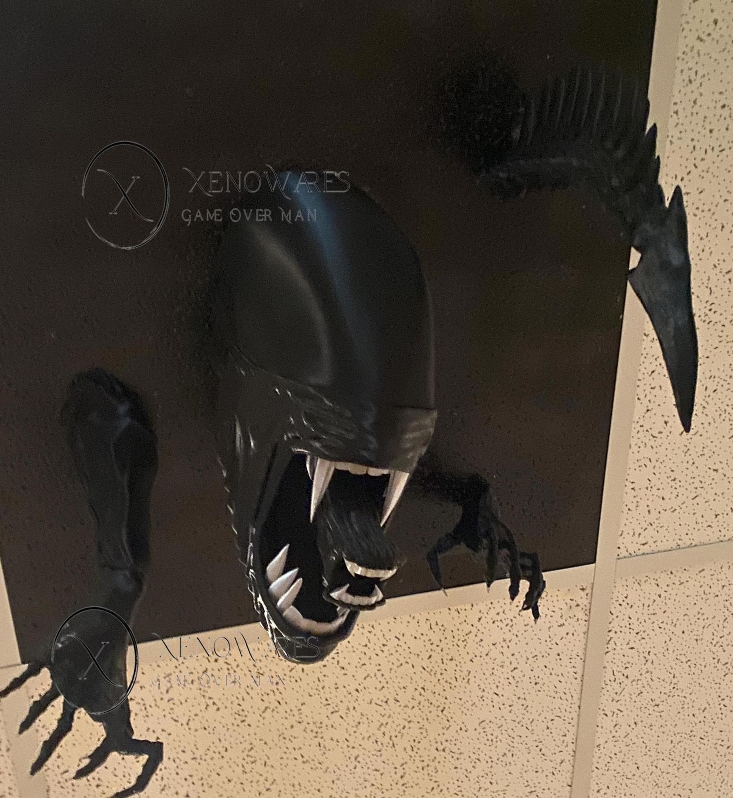 Large Xenomorph Wall Kit | Aliens vs Predator Bust l HR Giger Horror ...