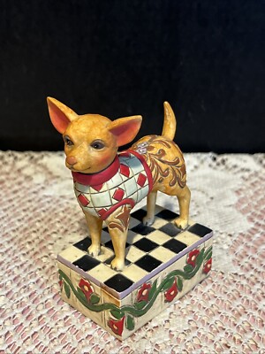 Jim Shore CHEECH Chihuahua Dog Figurine 2005 Heartland Creek Enesco | eBay