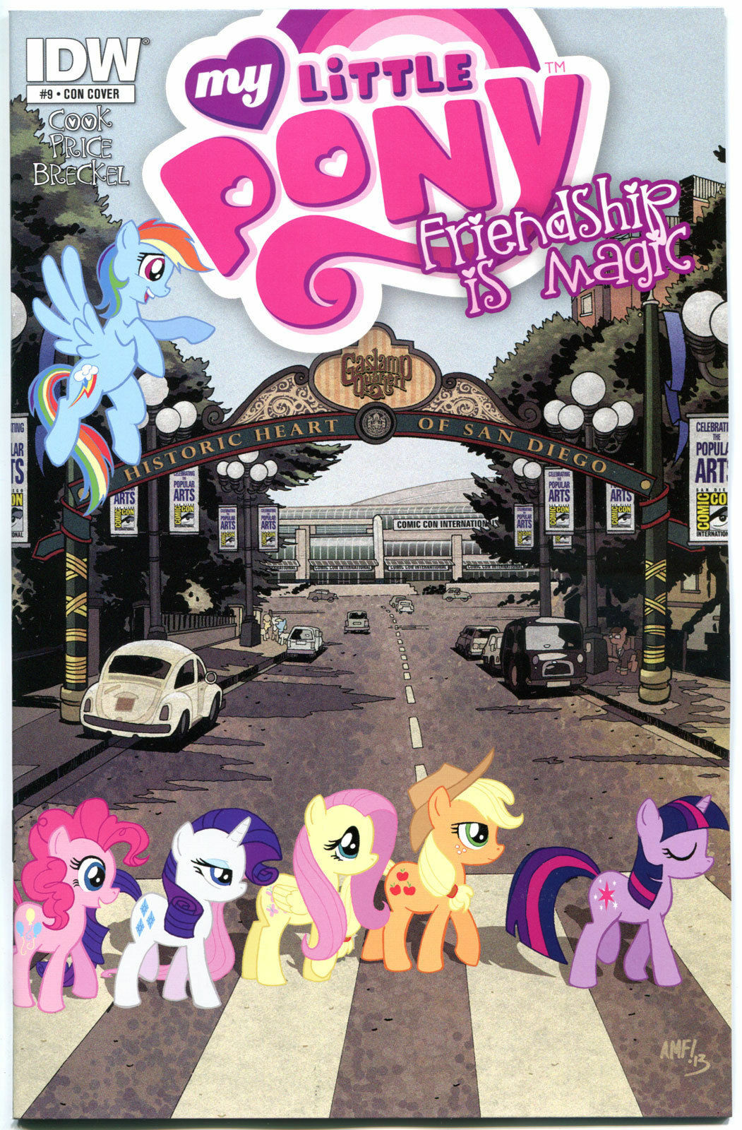 MY LITTLE PONY #9, NM, Con edition, SDCC, Beatles Abbey Road Variant ...