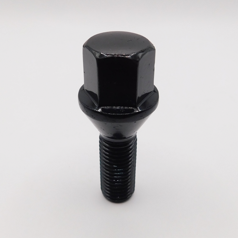 M14x1.25, 27mm Wheel Bolts (Black) x 16 For BMW X6 - E71 E72 F16 G06 | eBay