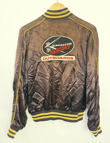 VINTAGE 1950s MERCURY OUTBOARDS SATIN DEALER JACKET | eBay