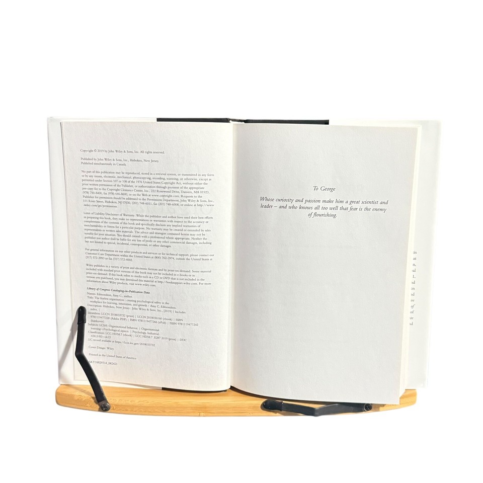 Fearless Organization : Creating Psychological Safety in the Workplace ...