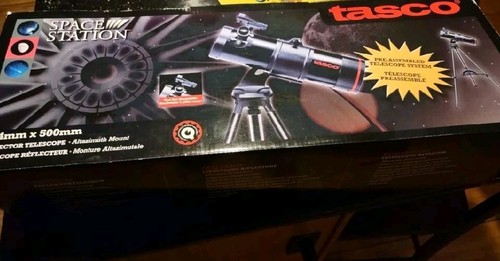 Tasco 49114500 114x500mm Spacestation Telescope New In Box Pre ...