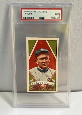 1956 Gentry Magazine TY COBB Detroit Tigers PSA 2 ~ Rare, Low Pop | eBay