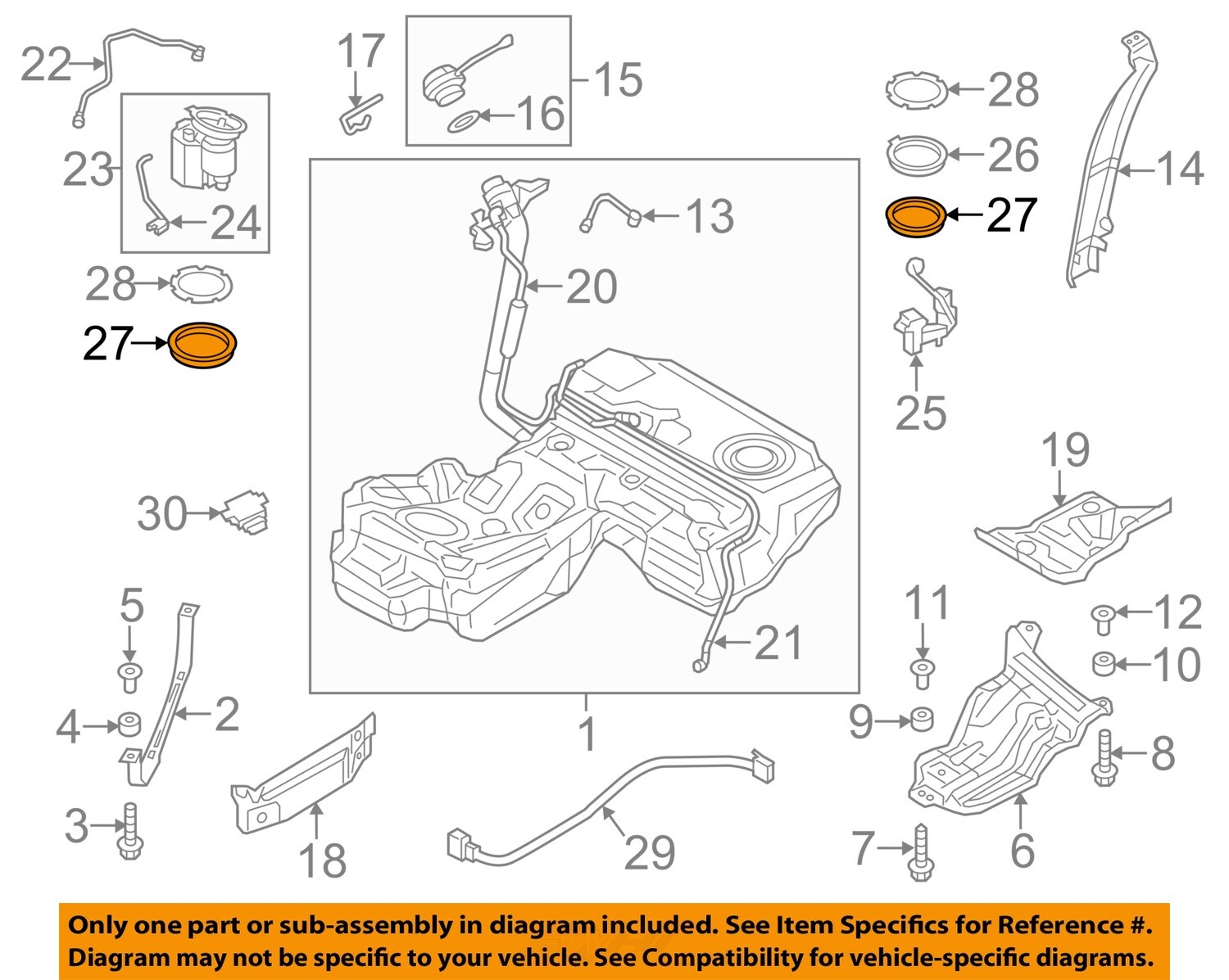 AUDI OEM 03-25 A3 Quattro Fuel System Fuel System Components-Seal ...