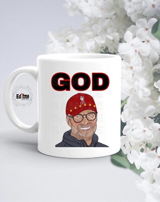 Liverpool FC Klopp 'GOD ' 11oz Mug (Great Gift) Jurgen Klopp FAN | eBay UK