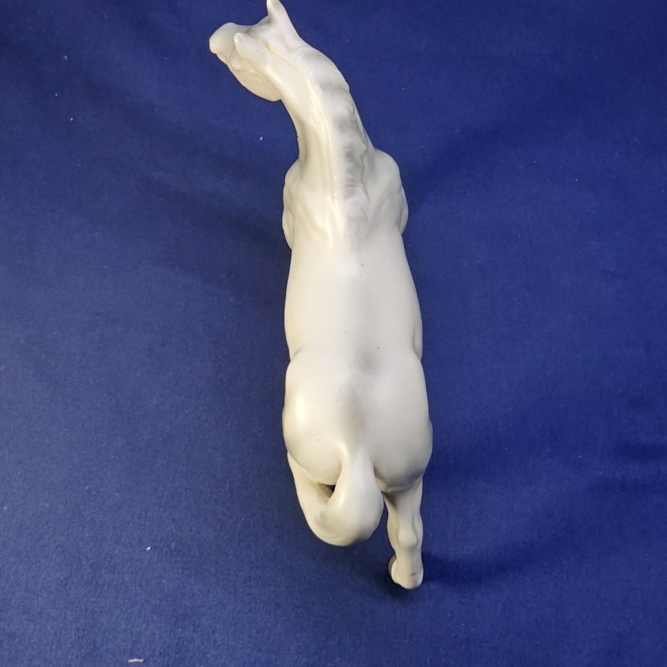 Vintage Colt Napcoware Japan White Gray Horse Ceramic C5974 Figurine 5. ...