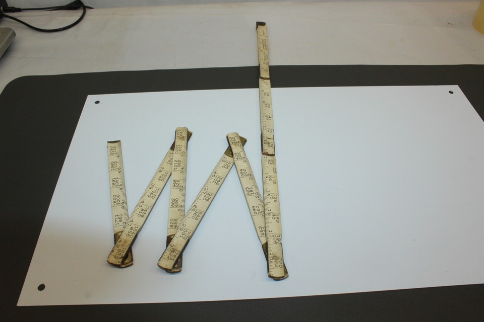 Vintage Lufkin Rule Folding Ruler Doyle Log Scale #524 48" Long | eBay