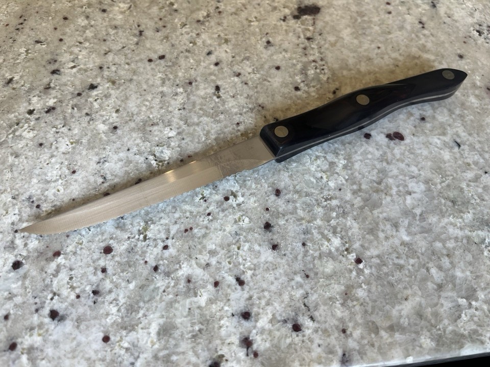 *PRICE DROP* Cutco 1721 Trimmer Knife – Black Classic Handle – Serrated ...