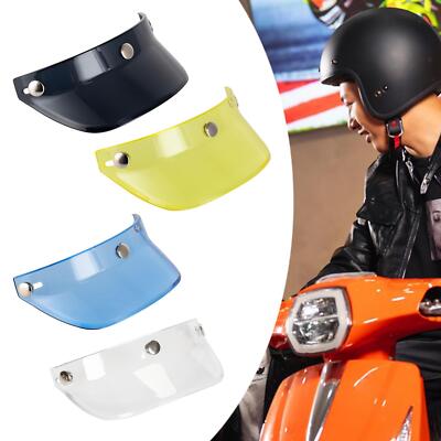 Motorcycle Helmet Visor Peak 3 Snap for Helmets with 3 Buttons Replaces ...