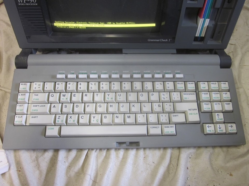 Vintage Brother Word Processor Model WP-90 with Manual & Software ...