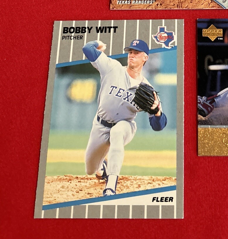 Texas Rangers Baseball Card Lot Nolan Ryan Juan Gonzalez Kevin Brown ...