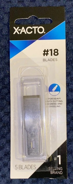 X-Acto H0859 #18 Heavyweight Chiseling Blades - pk. of 5 for sale ...