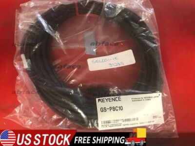Keyence GS-P8C10 CABLE STANDARD M12 10M GS 10M (Brand New) | eBay