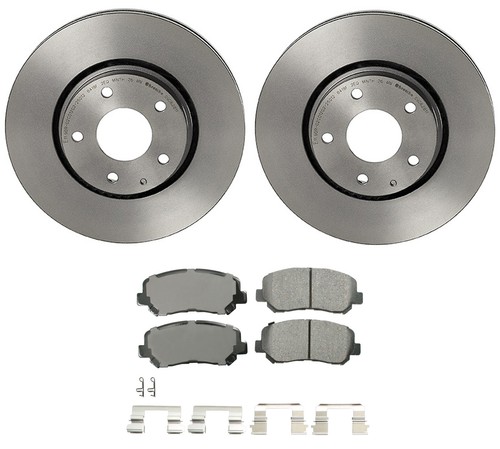 Akebono Front Brake Kit - ProAct Pad 297mm Disc Rotors For Mazda CX-5 ...