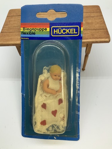 Vintage 1970s Huckel Miniature Flexible Doll Baby West Germany | eBay