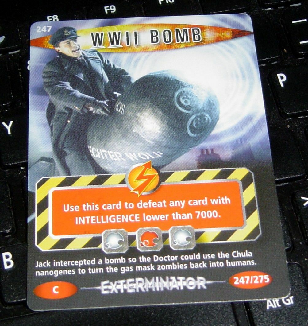 DOCTOR WHO BATTLES IN TIME TRADING CARD WWII BOMB CARD # 247 | eBay UK